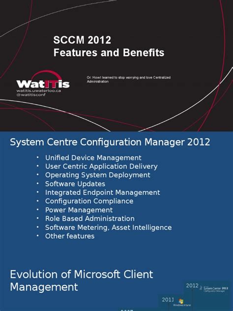 Sccm Features Pdf Operating System Mac Os