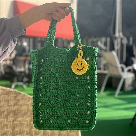 사계절버전 꽃 사각 네트백 뜨개가방 만들기 뜨개질diy 허니멜로공방