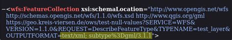 QGIS Server WFS GetFeature Response Properties With Xsi Nil True Issue Qgis