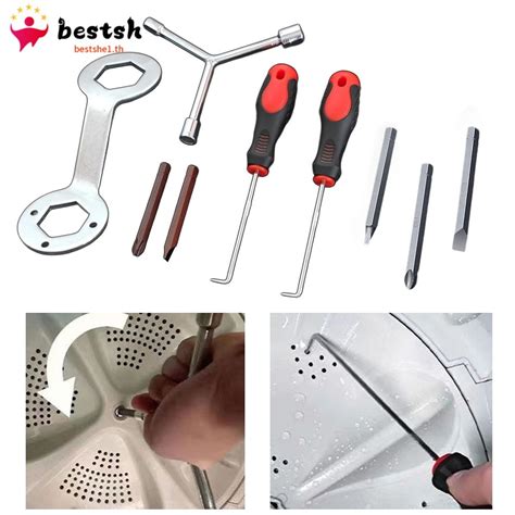 Bestshe1 th เครองซกผาใบพดเครองมอถอดชนสวนทาความสะอาดภายในกลองไขควงชด Shopee Thailand