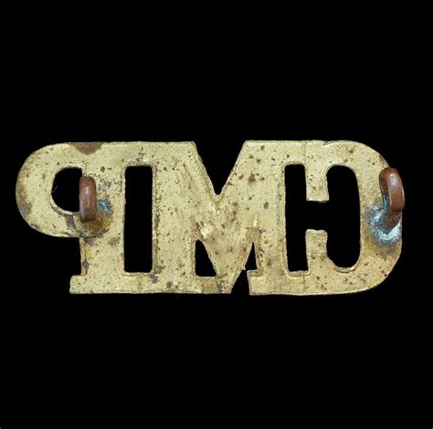 Corp Of Military Police ‘cmp Shoulder Title Badge British Badges And
