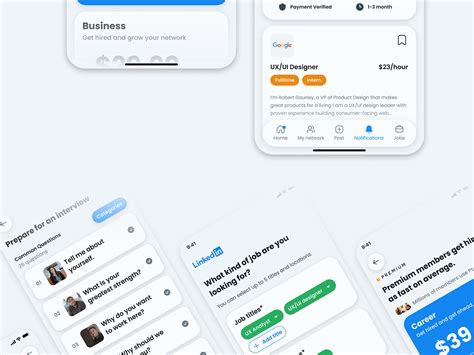 Linkedin Mobile App Redesign On Behance