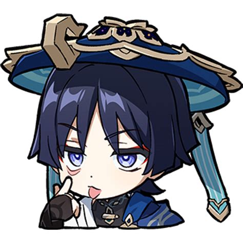 Sticker Maker Genshin Impact Wanderer
