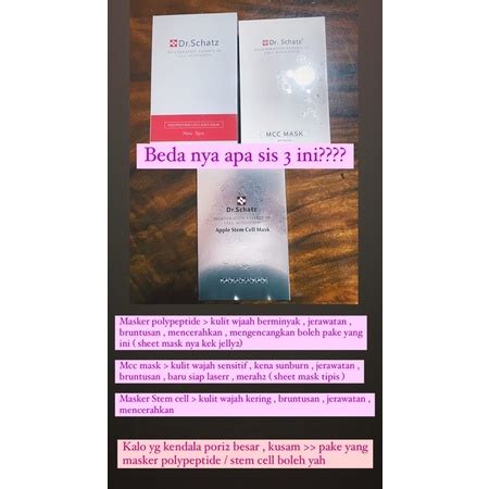 Jual Dr Schatz Phyto Cell Mask Sachet Shopee Indonesia