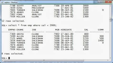 SQL REAL TIME EXAMPLES AND SCENARIOS SQL Comparison Operator With