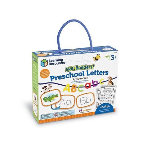 Learning Resources Skill Builders Preschool Letters Multicolor Ler1244 Image 1