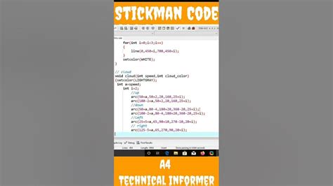 Stickman Sad Love Story Code C Programming Language Coding