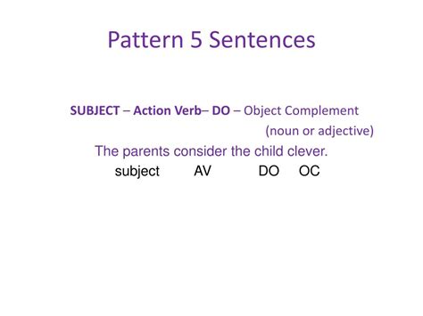 ppt sentence patterns powerpoint presentation free download id 6849996