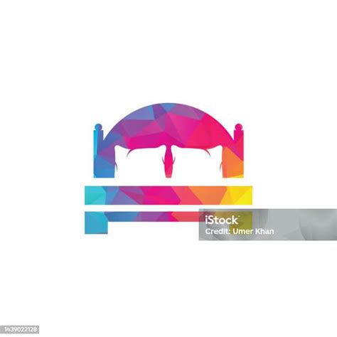 침대 벡터 로고 Designmoon 이불 룸 취침 시간 침대 대 장식 옷장 휴식 휴식 침구 미니멀리스트 소매 스타 밤 소파 호텔