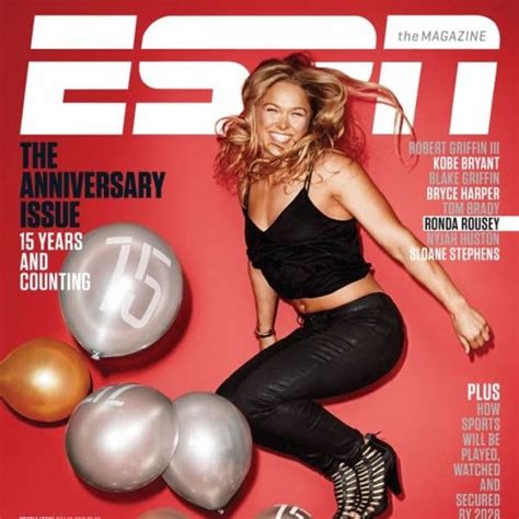 Ronda Rousey Returns To Espn The Magazine For Special 15th Anniversary