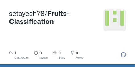 Github Setayesh78 Fruits Classification