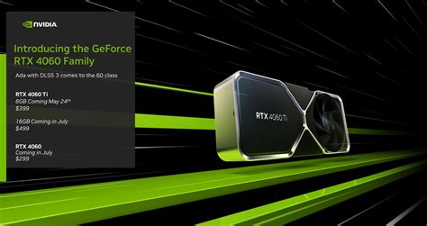 Nvidia Announces Geforce Rtx 4060 Ti With Up To 22 Tflops Of Fp32