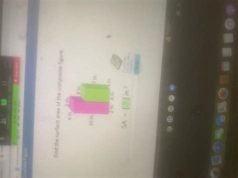 Solved Efe Find The Surface Area Of The Composite Figure Chegg