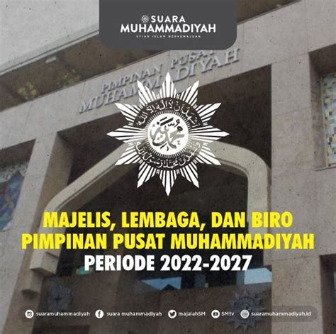Daftar Struktur Majelis Lembaga Dan Biro Pp Muhammadiyah 2022 2027