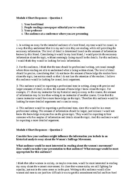 module 4 assignment module 4 short responses question 1 1 your