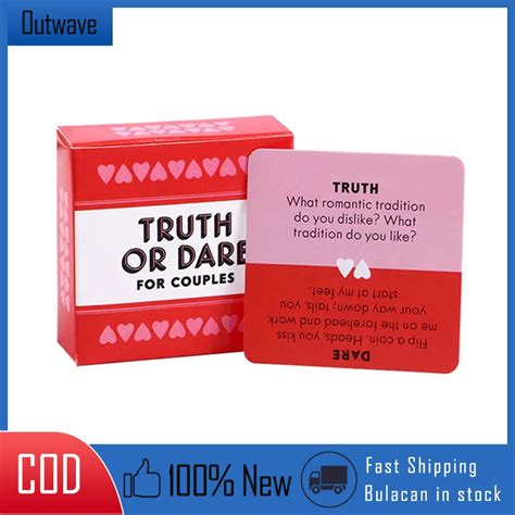 Truth Or Dare For Couples 50 Questions Challenges Intimacy Deck Sexy