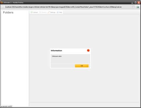 Solved New Ckfinder Does Not Load Ckeditor Forums