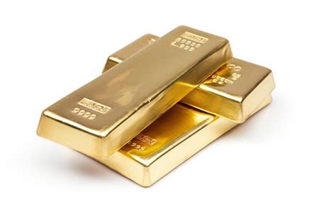 Premium Photo Gold Bar Stack Isolated On White Background