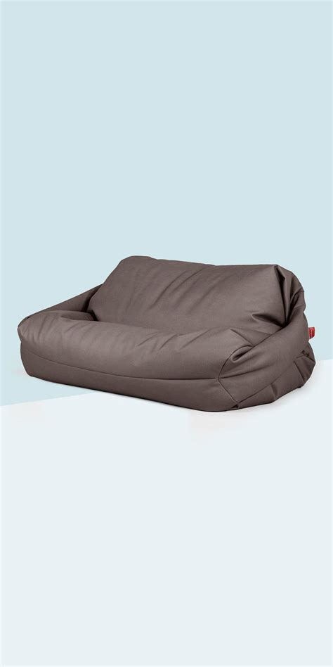 Lounge Pug 2 Sitzer Riesen Sitzsacksofa Cord Elfenbein Albert