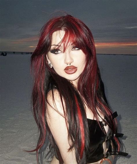 Beach Vampire Vampire Hair Dying Hair Emo Hair