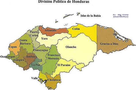 Mapa Hidrografico Honduras Para Calcar Imagui