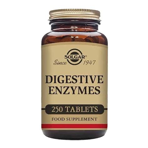 Solgar Digestive Enzymes Tabs Size 250 Digestive Aids