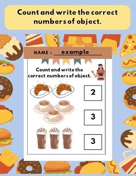 Count And Write The Correct Numbers Of Object By Nurhayatee Hama