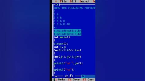 Pattern Program in C Programming - YouTube