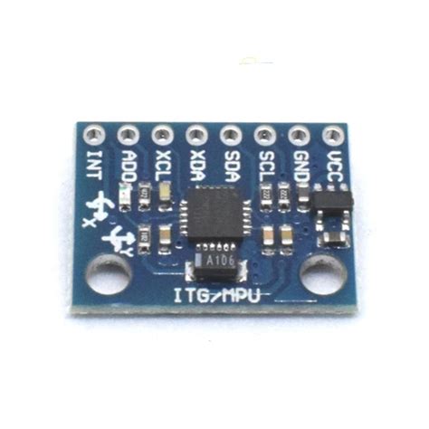 mpu 6050 module 3 axis accelerometer and gyrometer robozar