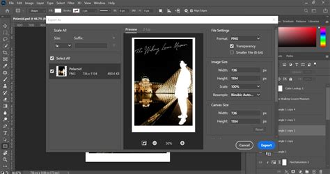 Adobe Photoshop The Exported Image Does Not Match The Preview I See