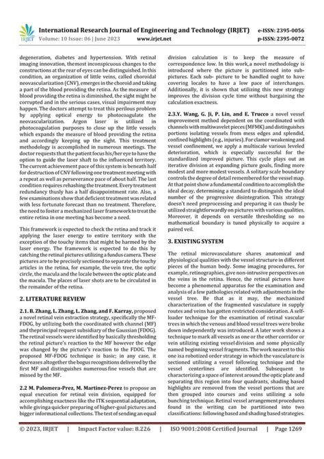 Diabetic Retinopathy Detection Design And Implementation On Retinal Images Pdf