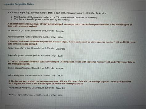 Solved Question Completion Status Atcp Host Is Expecting