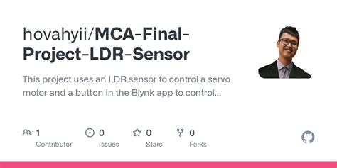GitHub Hovahyii MCA Final Project LDR Sensor This Project Uses An
