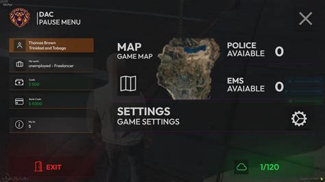 Release Free Qb Core Dac Pause Menu Fivem Fivem Releases Cfxre