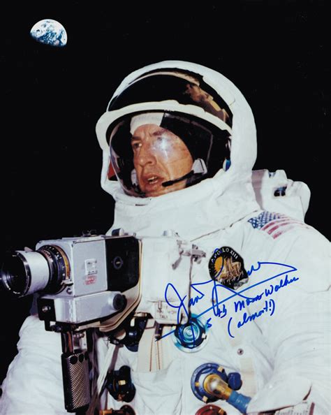 Apollo 13 Training Photo Signed By Jim Lovell