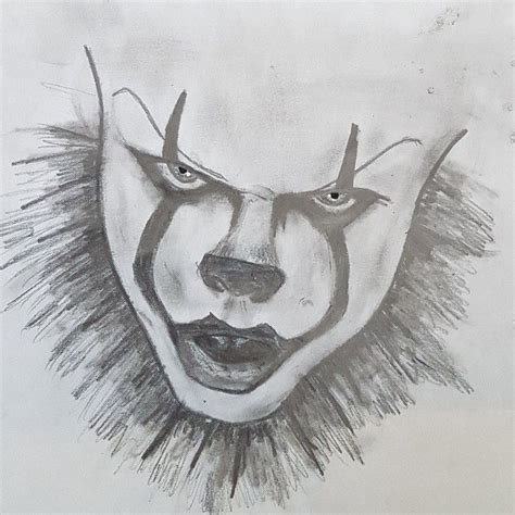 Pennywise Drawing Horror Art Scary Drawings Creepy Drawings
