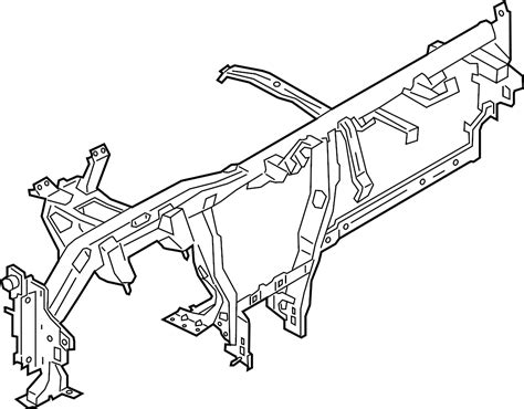 Ford Escape Instrument Panel Crossmember Pz1z5804545a Lakeland Ford