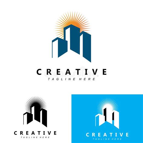 Urban Building Construction Logo Icon Symbol House Apartment City