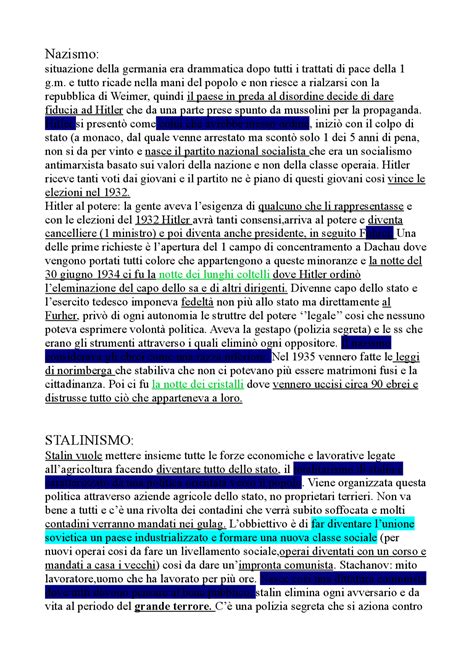 Nazismo Riassunto Storia Dispense Di Storia Docsity