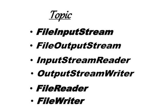 File Handling In Java Oop Presentation Pptx Programming Languages