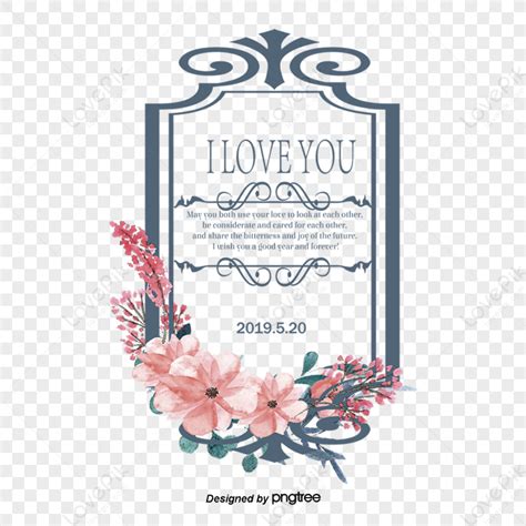낭만적 인세트웨딩상표 Png 일러스트 무료 다운로드 Lovepik