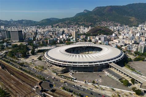 Aerial View Of Maracana Stadium In Rio De Janeiro Editorial Photography