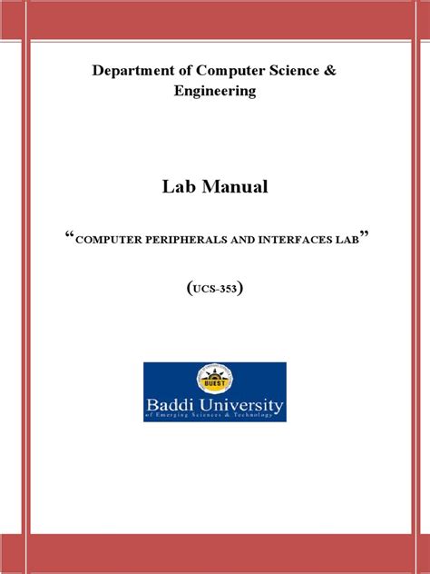 Pci Lab Final 5th Sem Pdf