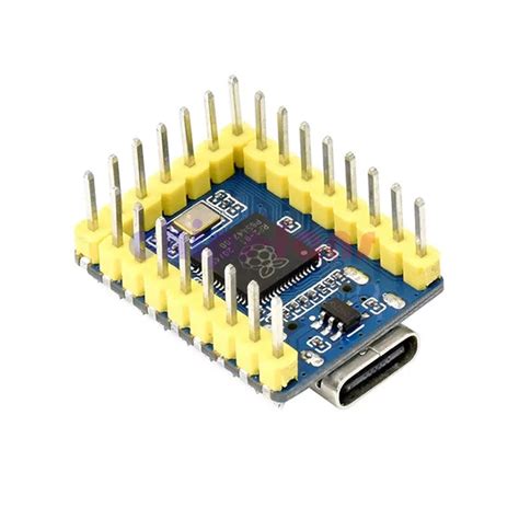 mini raspberry pi rp2040 zero compatible microcontroller soldered
