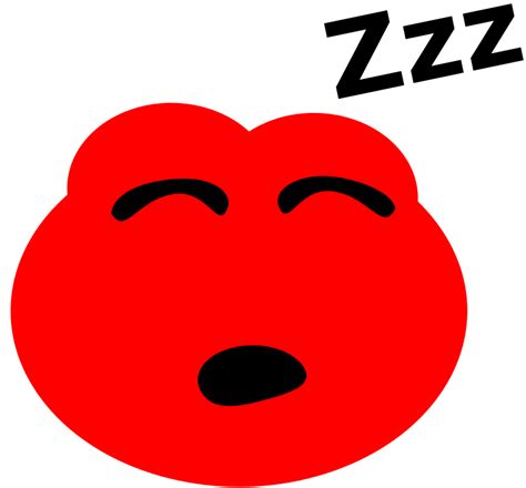 Free Clip Art Blob Sleeping By Svk Ab