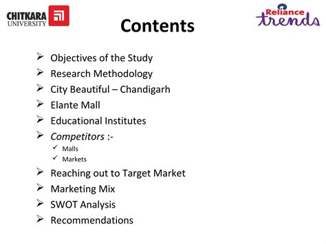 Catchment Analysis For Reliance Trends Ppt