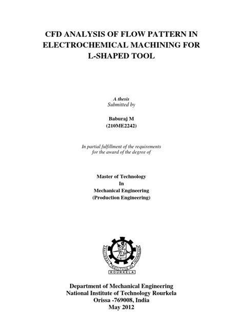 Cfd Analysis Of Flow Pattern Pdf Finite Element Method Turbulence