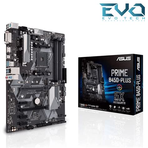 ASUS PRIME B PLUS AMD AM ATX DDR Motherboard Evo Tech ايفو تك