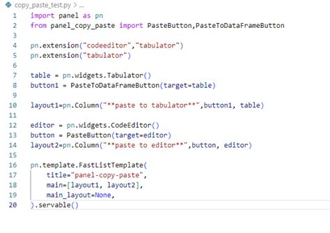 Tabulator With Spreadshet Clipboard Function Panel Holoviz Discourse