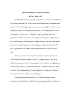 Chapter 1 The Next Generation Of Corporate Chapter 1 The Next
